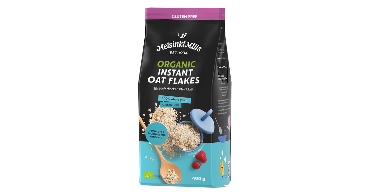 Helsinki Mills GF Organic Instant Oat Flakes 6x400g | Helsinki Mills